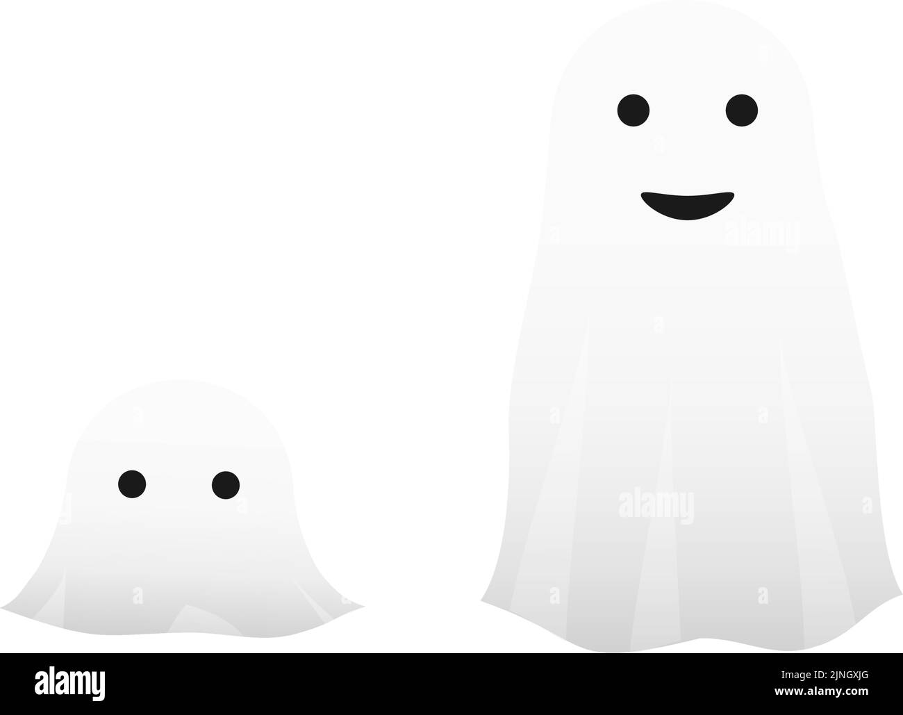 Illustration of simple ghost for Halloween Vector illustration Stock ...