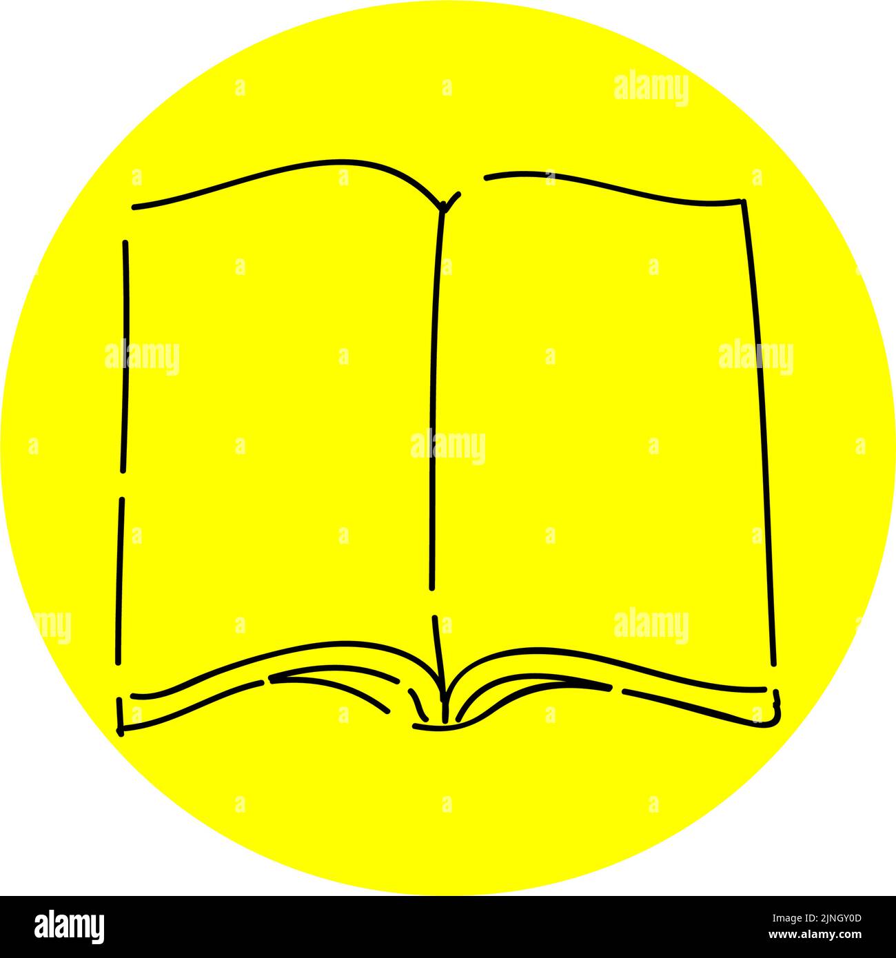 Handwritten simple icon illustration: note Stock Vector Image & Art - Alamy