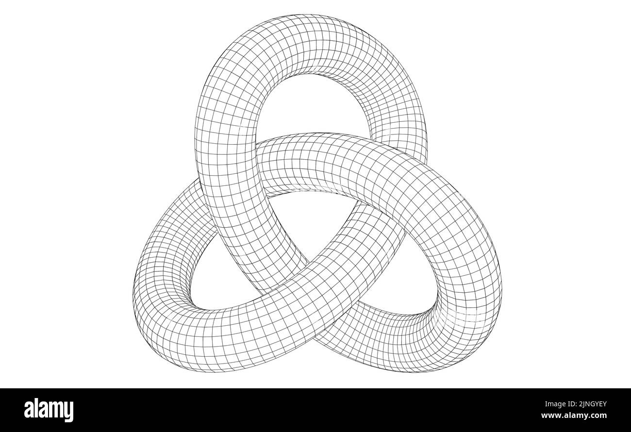 Twisted torus Black and White Stock Photos & Images - Alamy