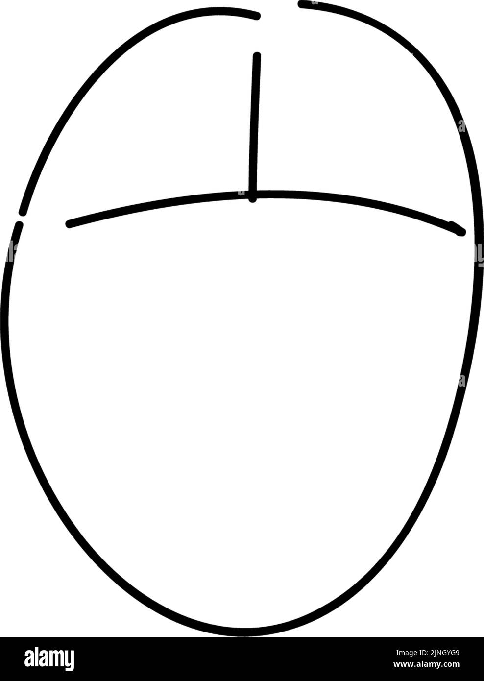 Analog handwriting style loose touch icon: mouse Stock Vector Image ...