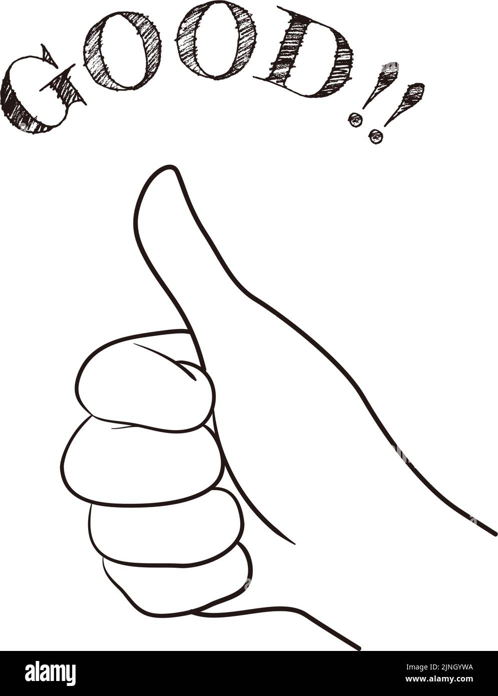 Hand sign icon, good rating good sign Vector illustration Stock Vector ...