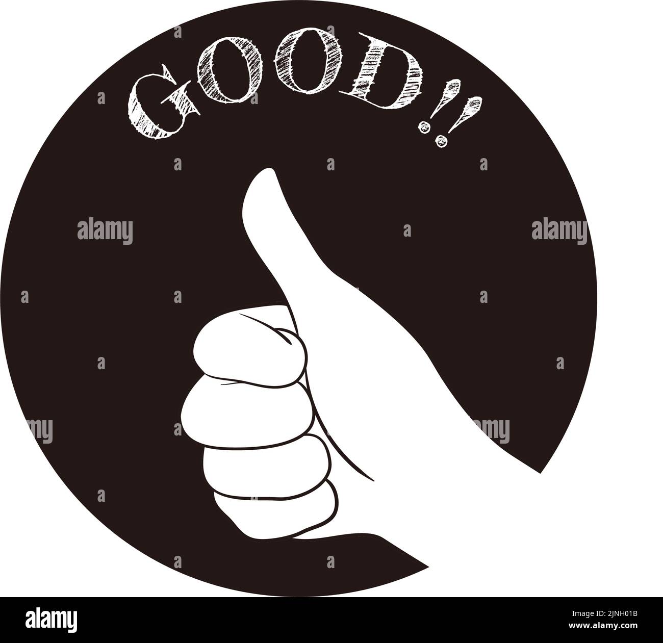 Hand sign icon, good rating good sign Vector illustration Stock Vector ...