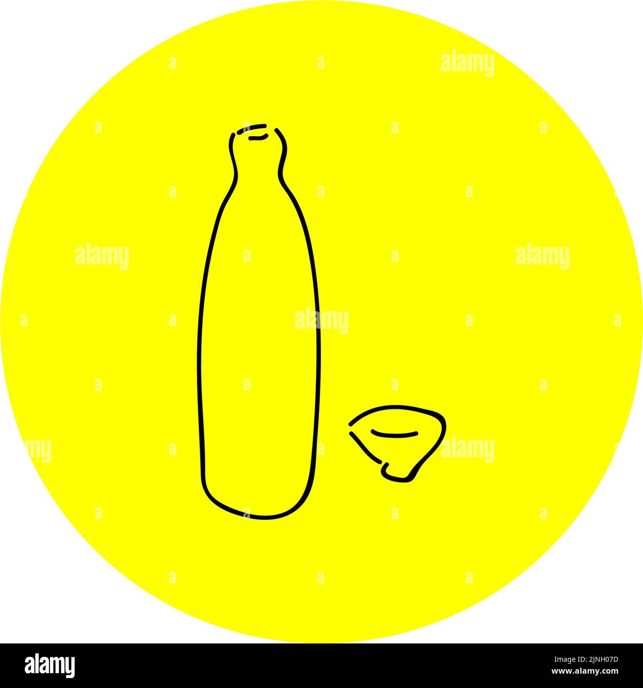 Fresh sake Stock Vector Images - Alamy