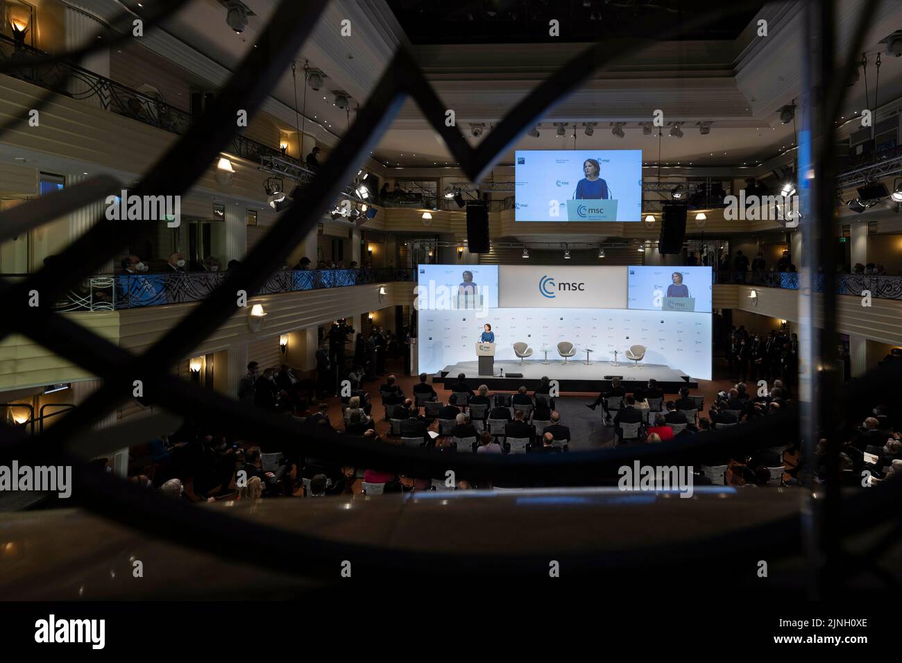 Munich, Deutschland. 18th Feb, 2022. Annalena Baerbock (Alliance 90/The ...