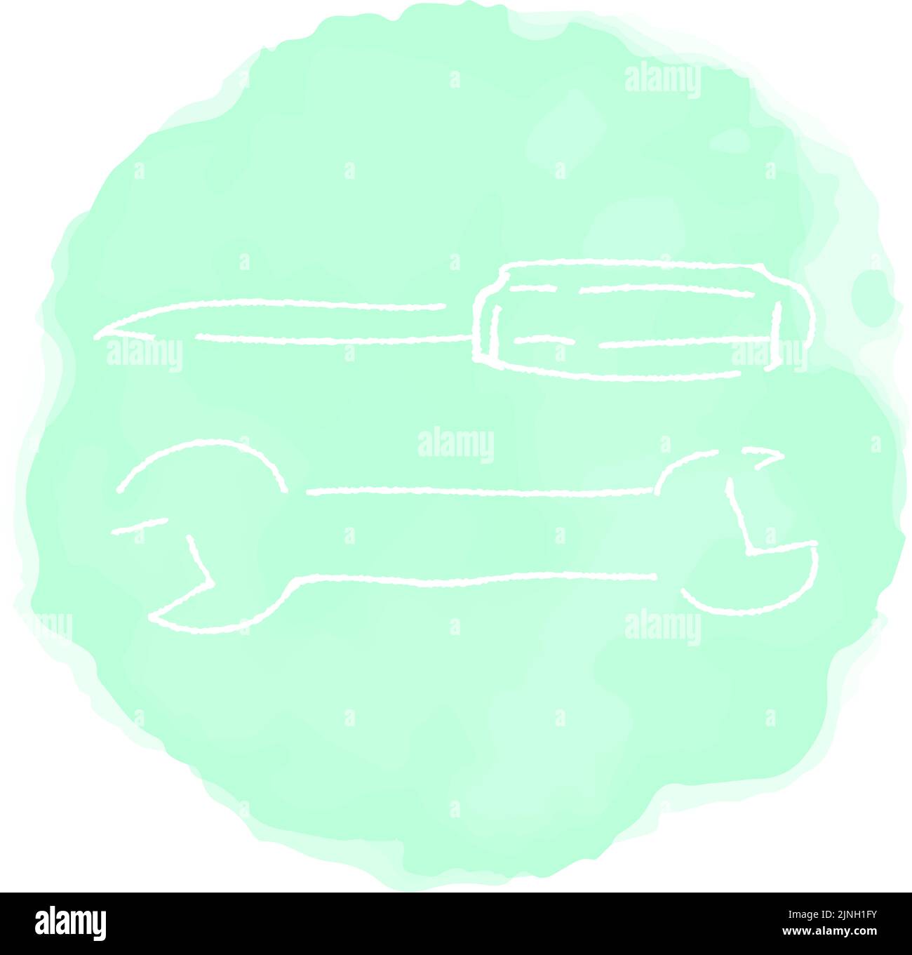 Handwritten simple icon illustration: Tool Stock Vector Image & Art - Alamy