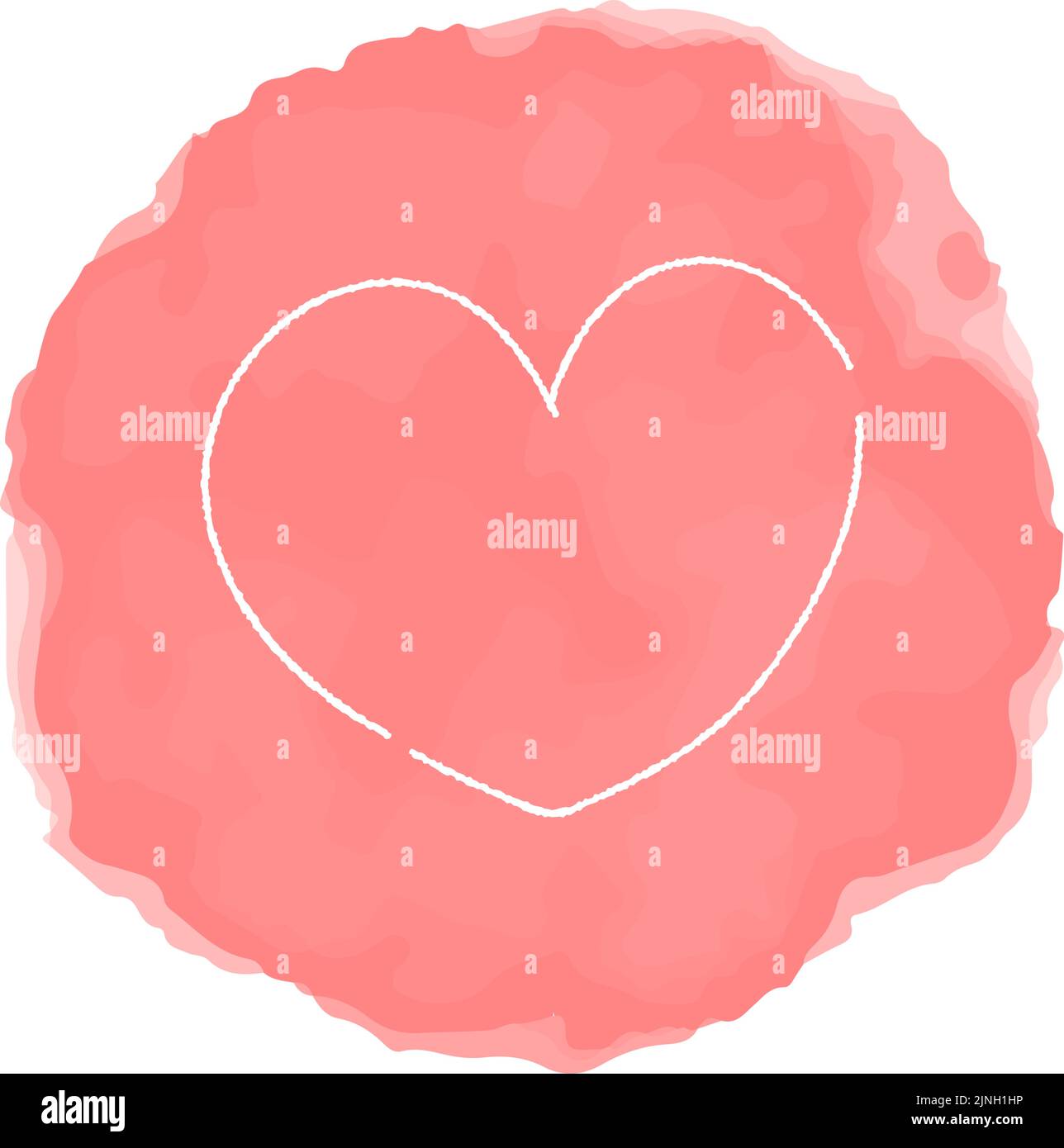 Handwritten simple icon illustration: Heart Stock Vector Image & Art ...