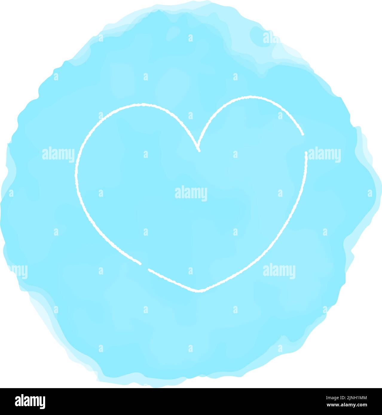 Handwritten simple icon illustration: Heart Stock Vector Image & Art ...