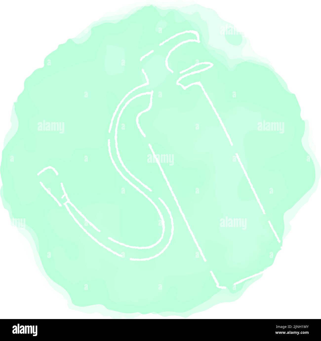 Handwritten simple icon illustration: fire extinguisher Stock Vector ...