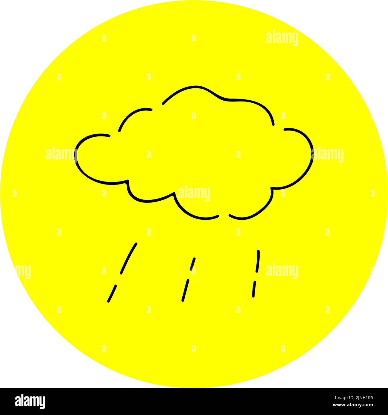 Rainfall icon Stock Vector Images - Alamy
