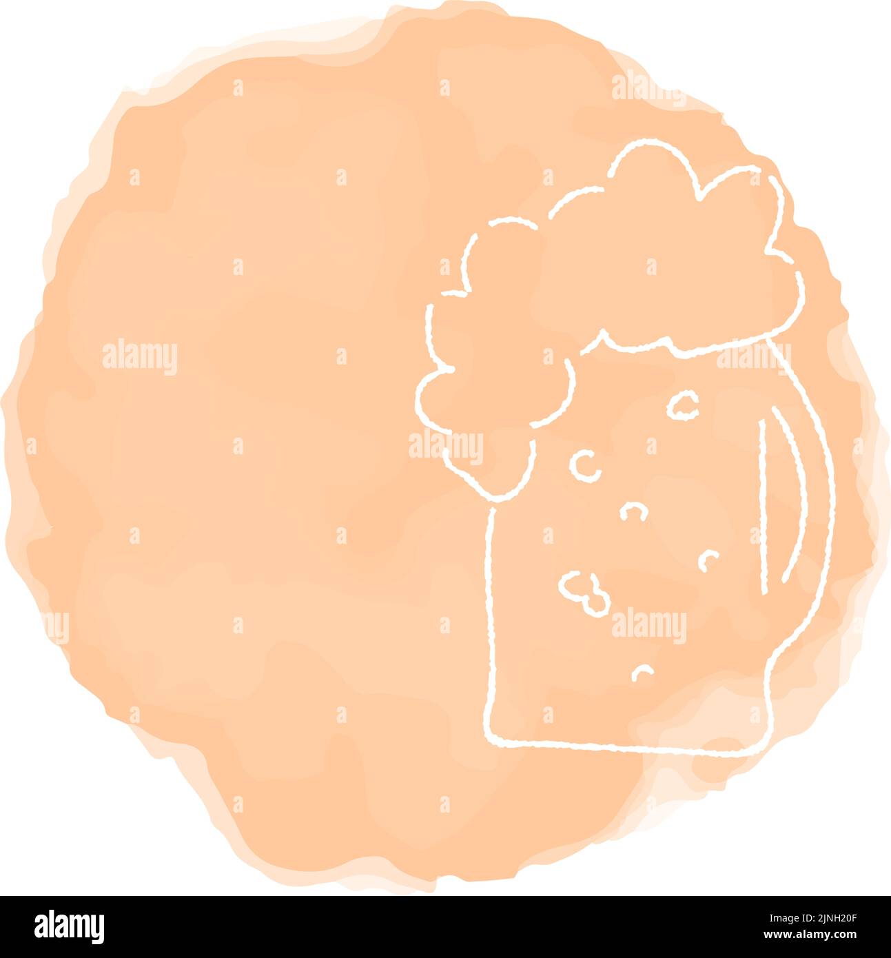 Handwritten simple icon illustration: Beer Stock Vector Image & Art - Alamy