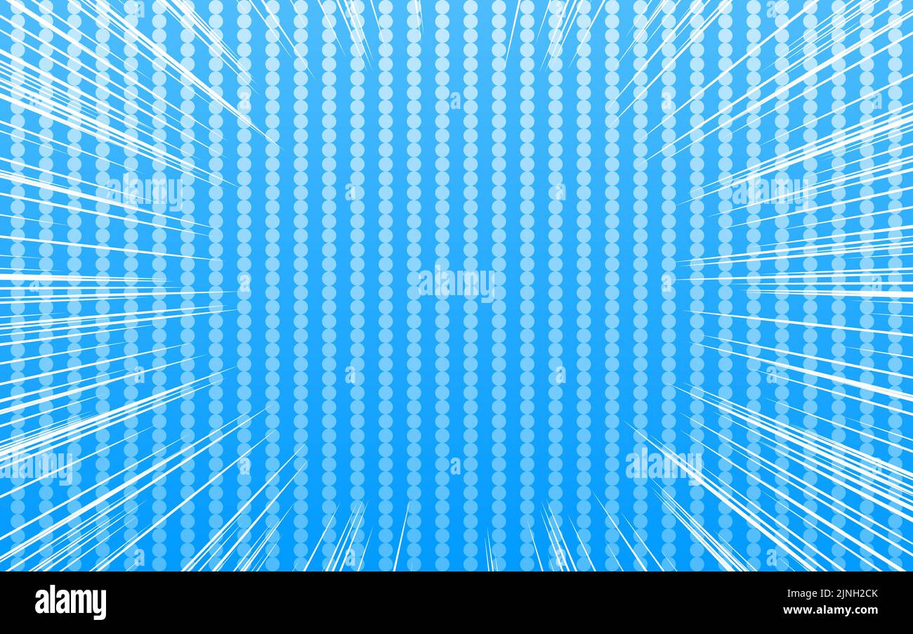 Background material: Pop dot pattern with concentrated lines and ...