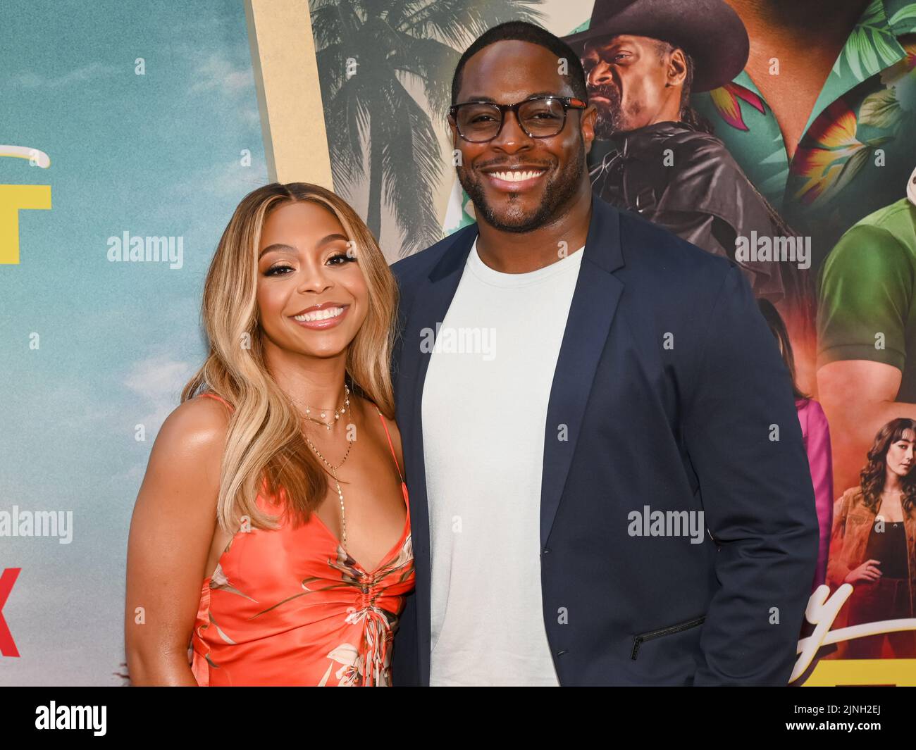 10 August 2022 - Los Angeles, California - Bresha Webb and Nick Jones ...