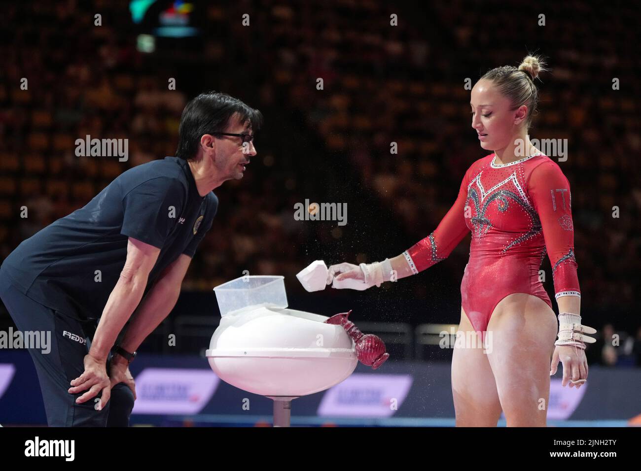 Munich, Germany. 12th Aug, 2022. Gymnastics: European Championships ...
