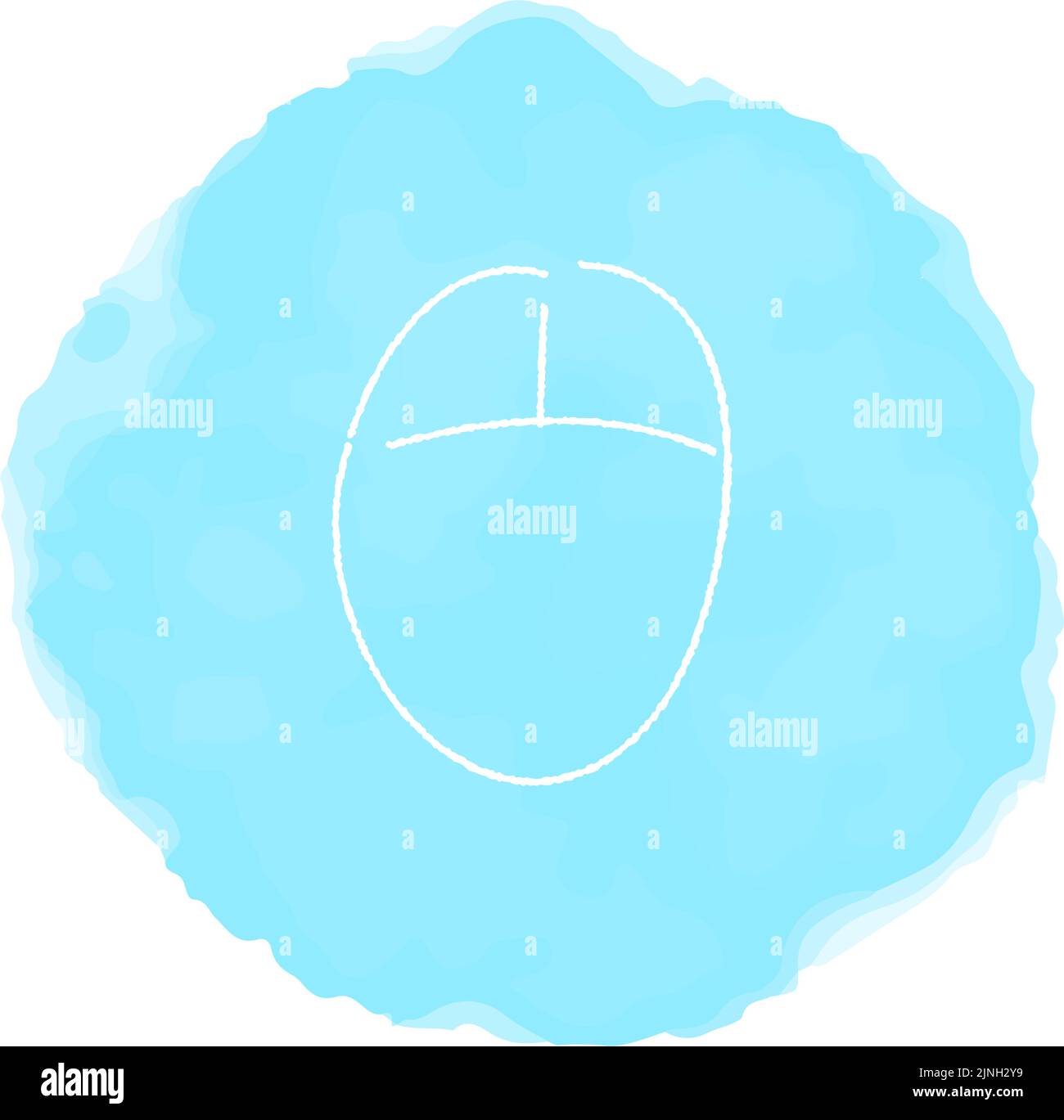 Handwritten simple icon illustration: mouse Stock Vector Image & Art ...