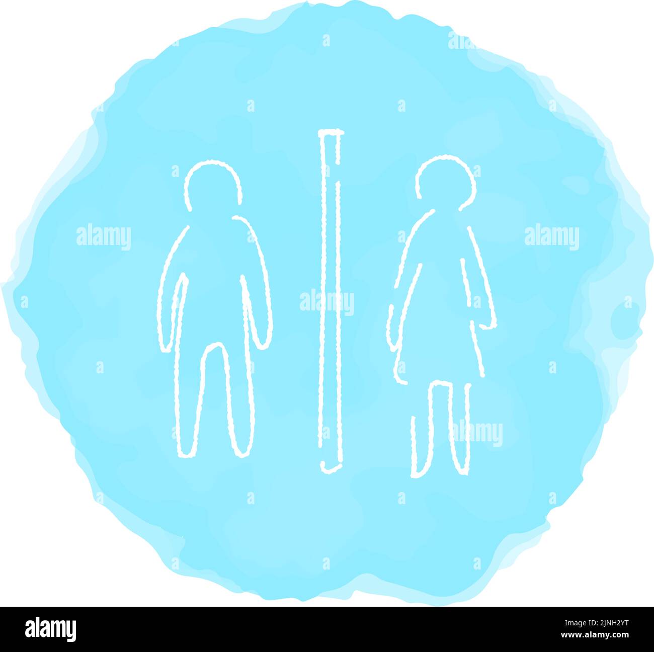 Handwritten simple icon illustration: Toilet Stock Vector Image & Art ...