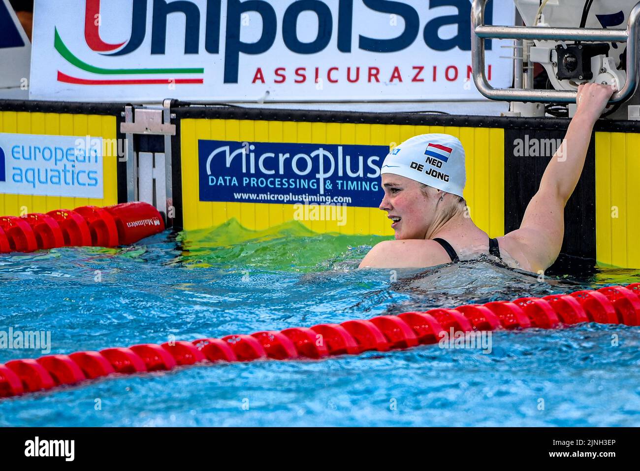 ROME ITALY AUGUST 11 Imani De Jong Of The Netherlands During The 4x