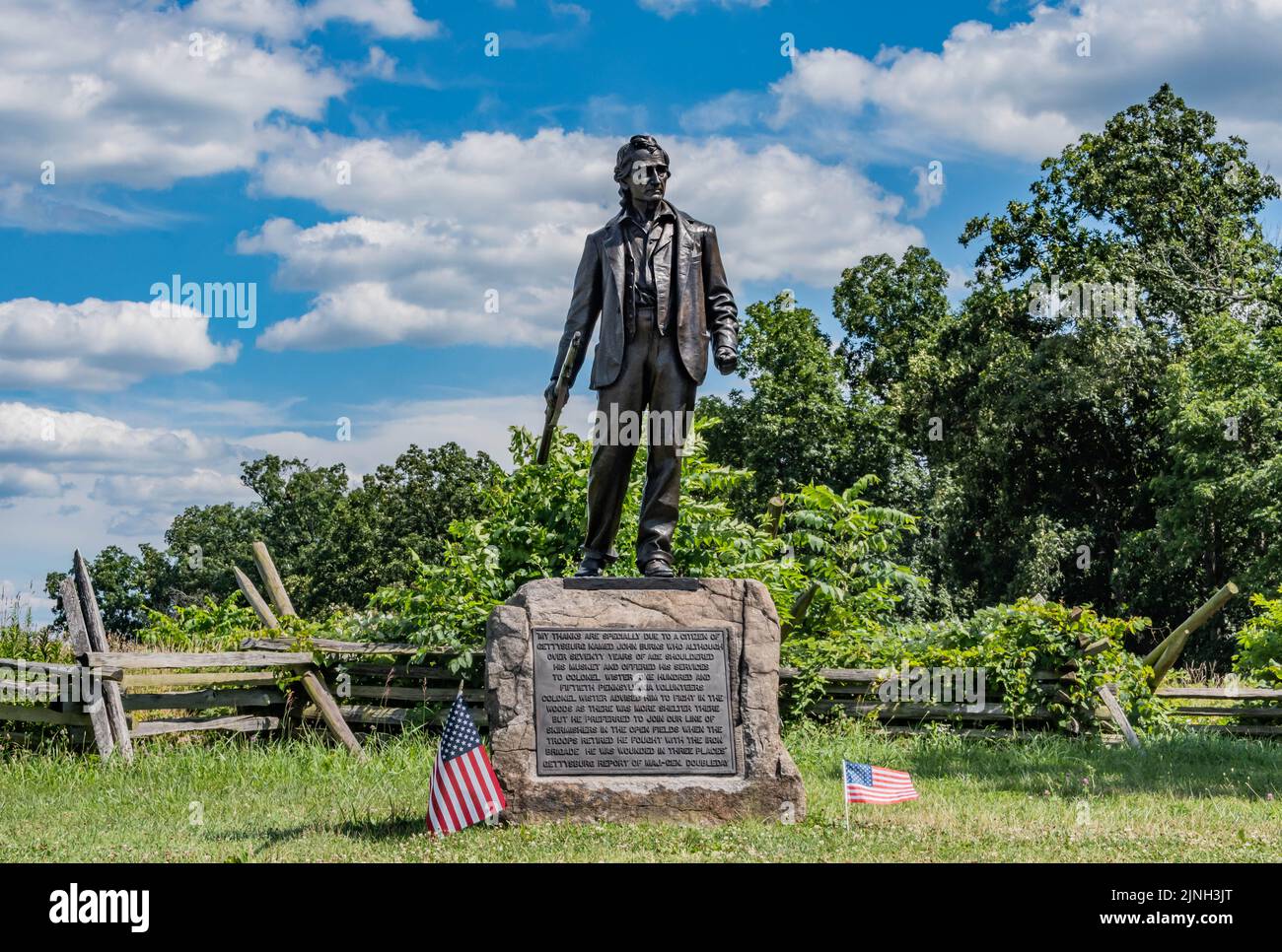 Monument to a Gettysburg Hero, Gettysburg National Military Park ...