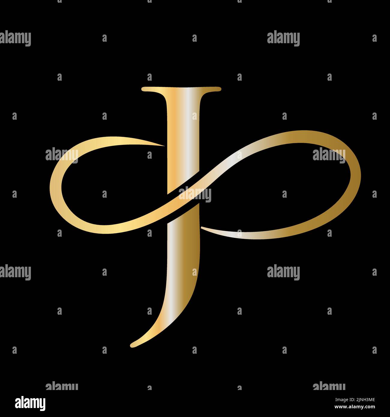 Luxury initial letter J golden gold color logo design. Creative luxury ...