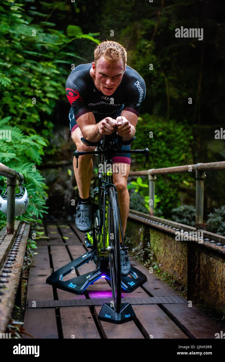 Arnhem, Netherlands. 11th Aug, 2022. Athlete Olaf Van Den Bergh seen ...