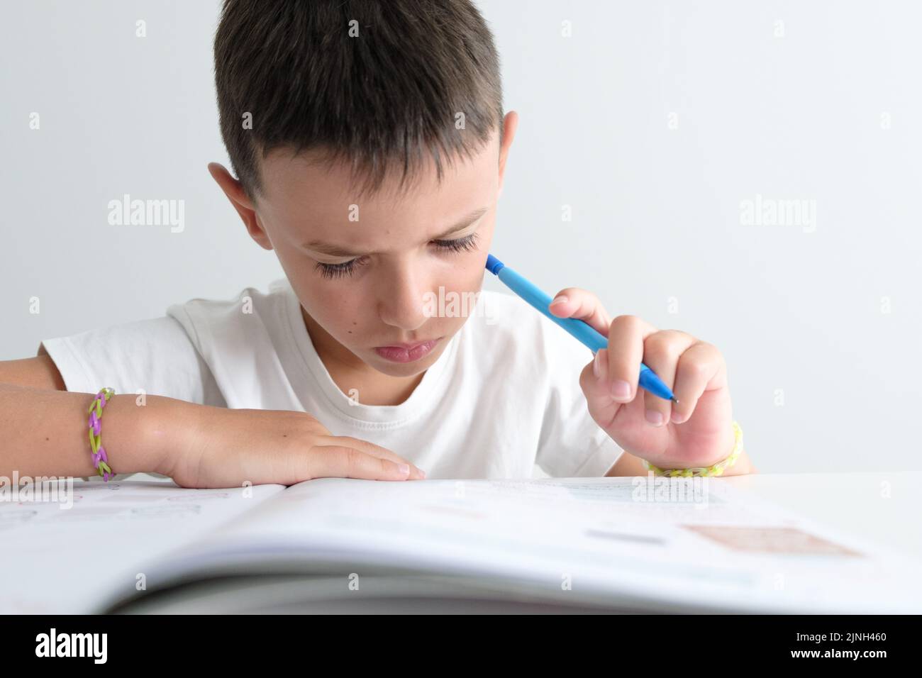 Boy studies hi-res stock photography and images - Alamy