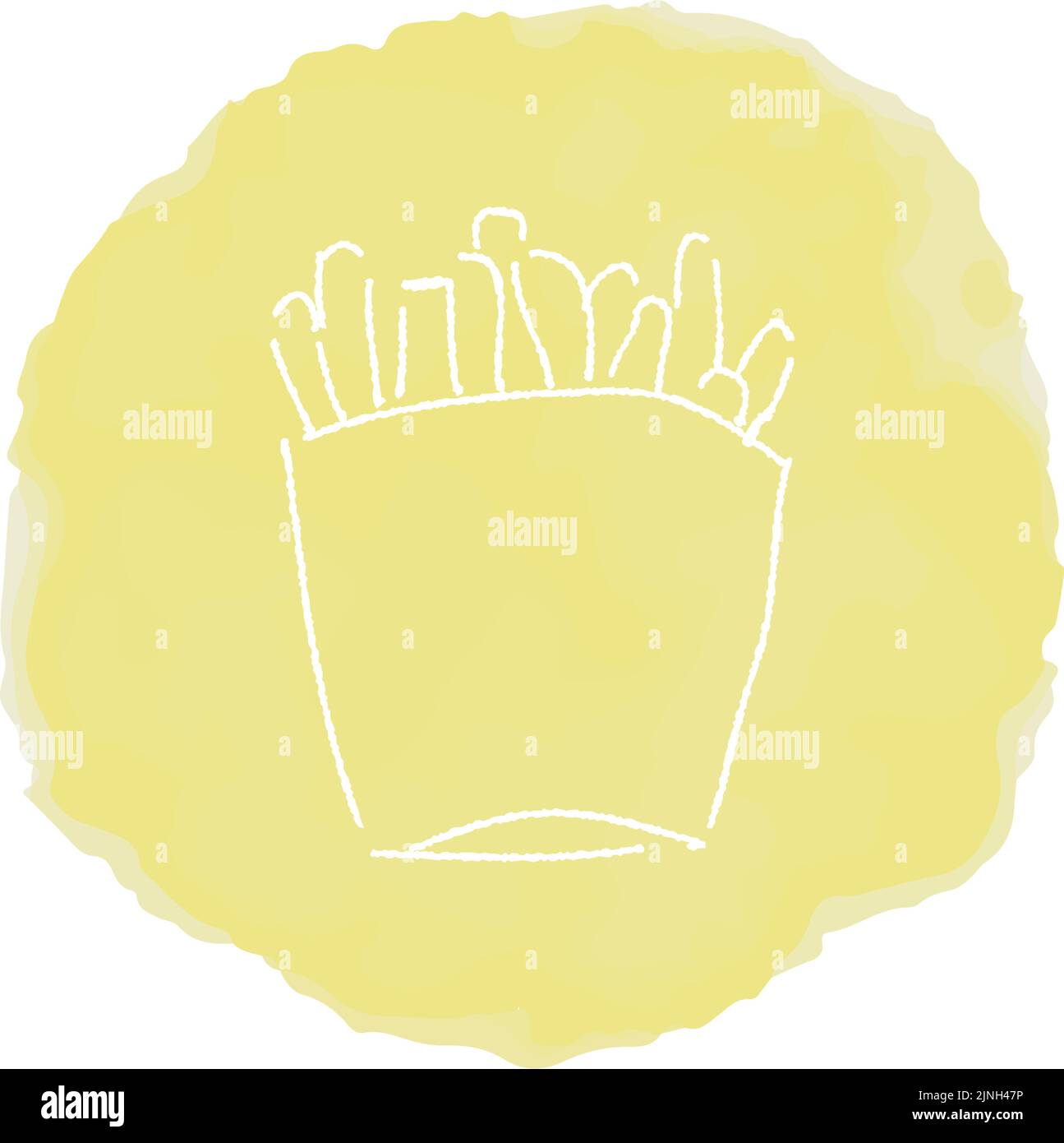 Handwritten simple icon illustration: potato Stock Vector Image & Art ...