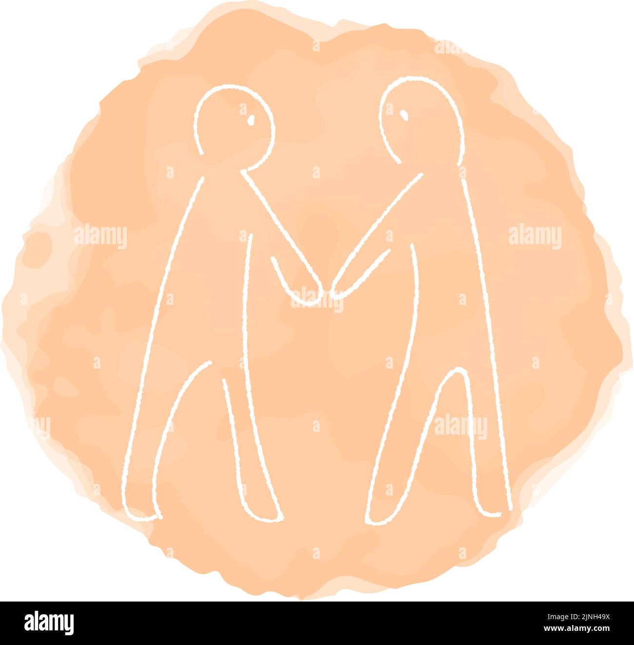 Handwritten simple icon illustration: Meeting Stock Vector Image & Art ...