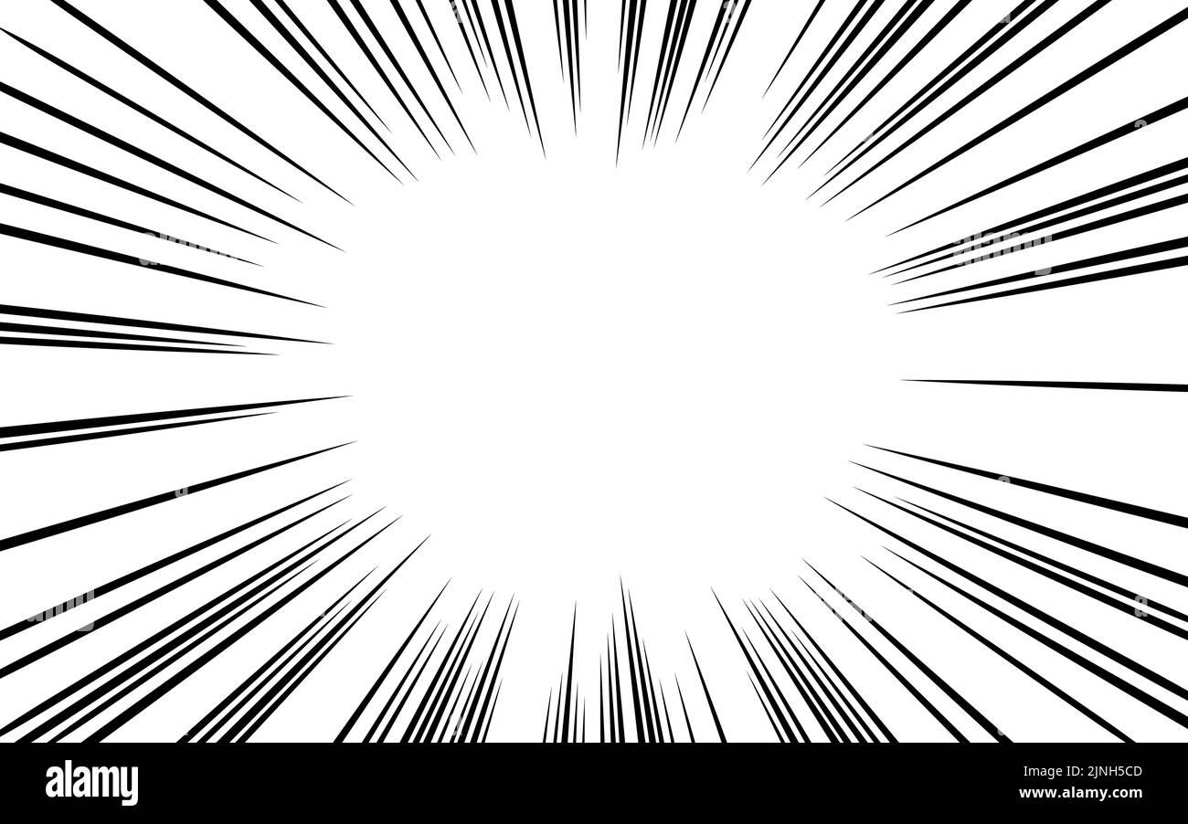 Background Material Black Concentrated Line Illustration Stock