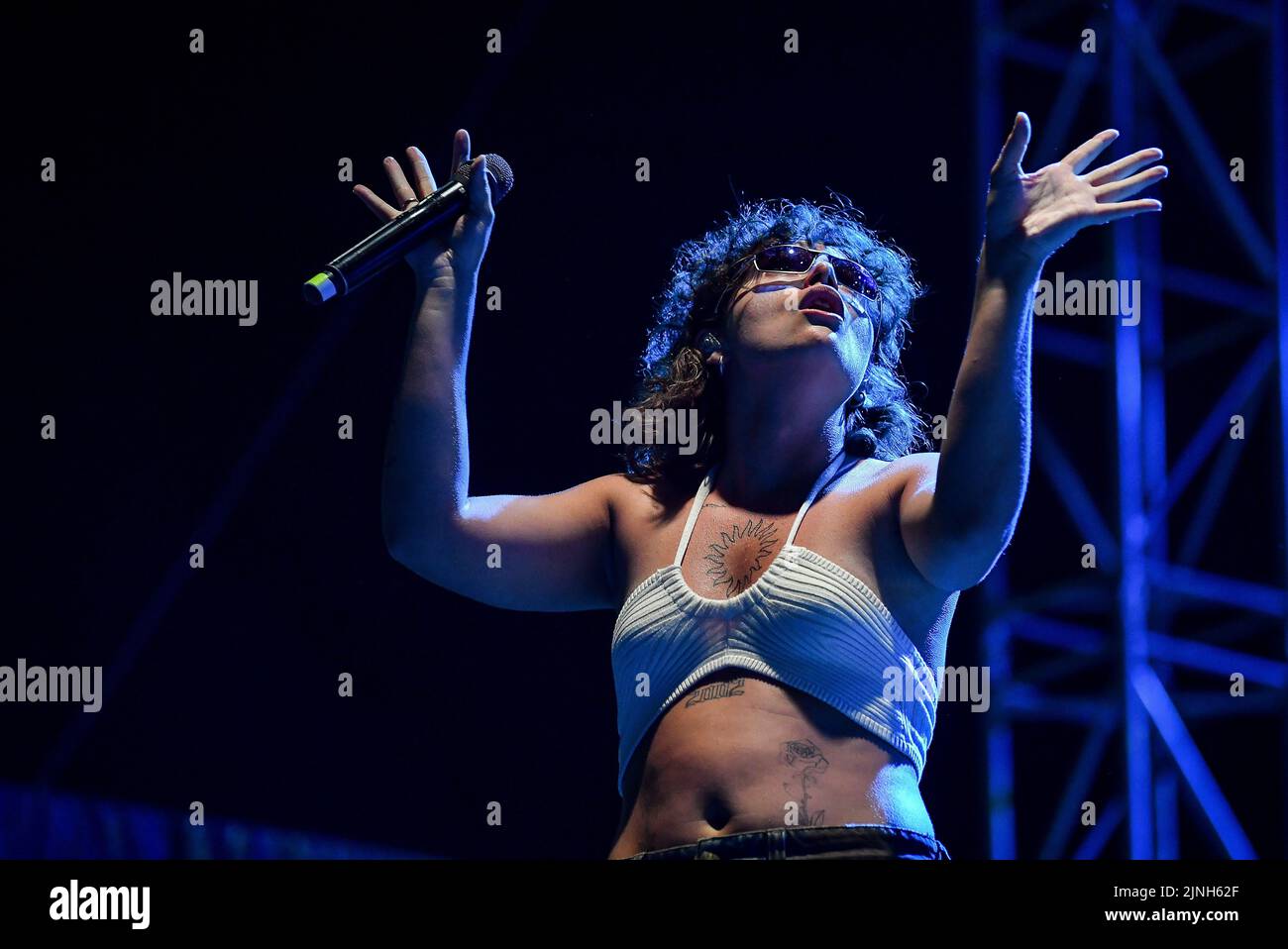 Anfiteatro Ivan Graziani, Alghero, Italy, August 10, 2022, Madame ...