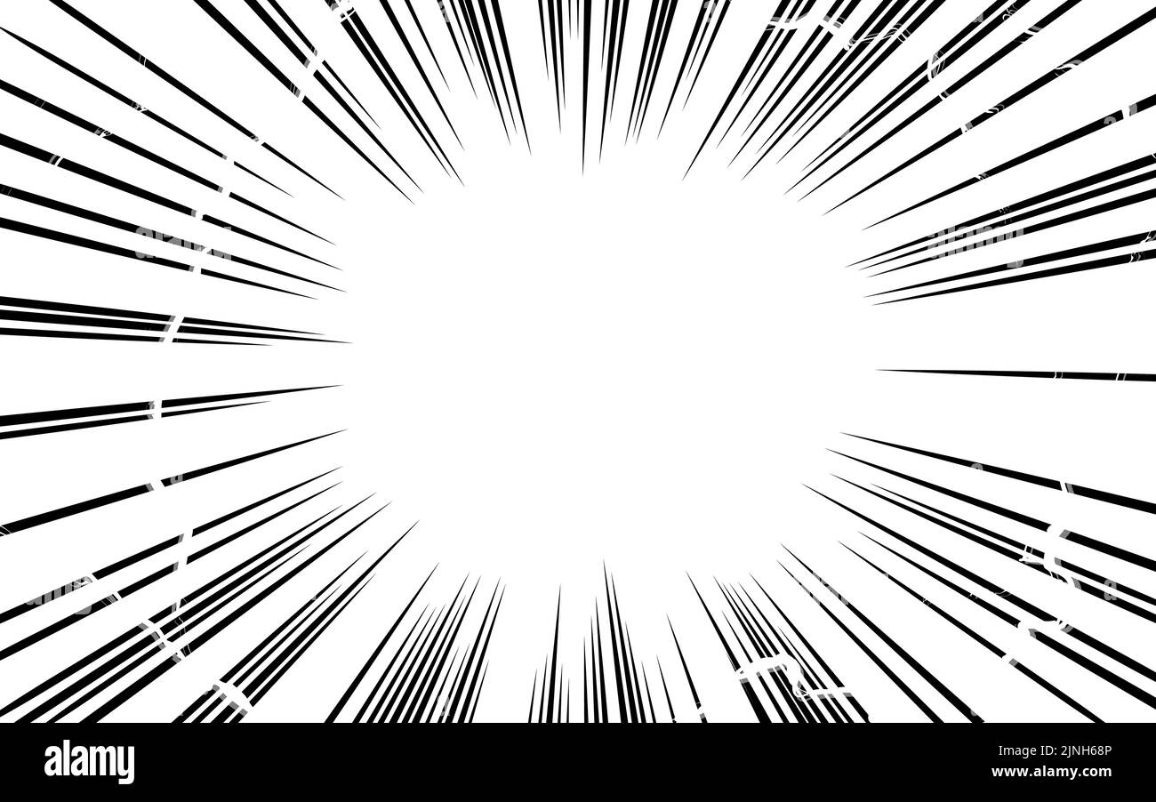 Cartoon-style background material: effect of concentrated lines and ...