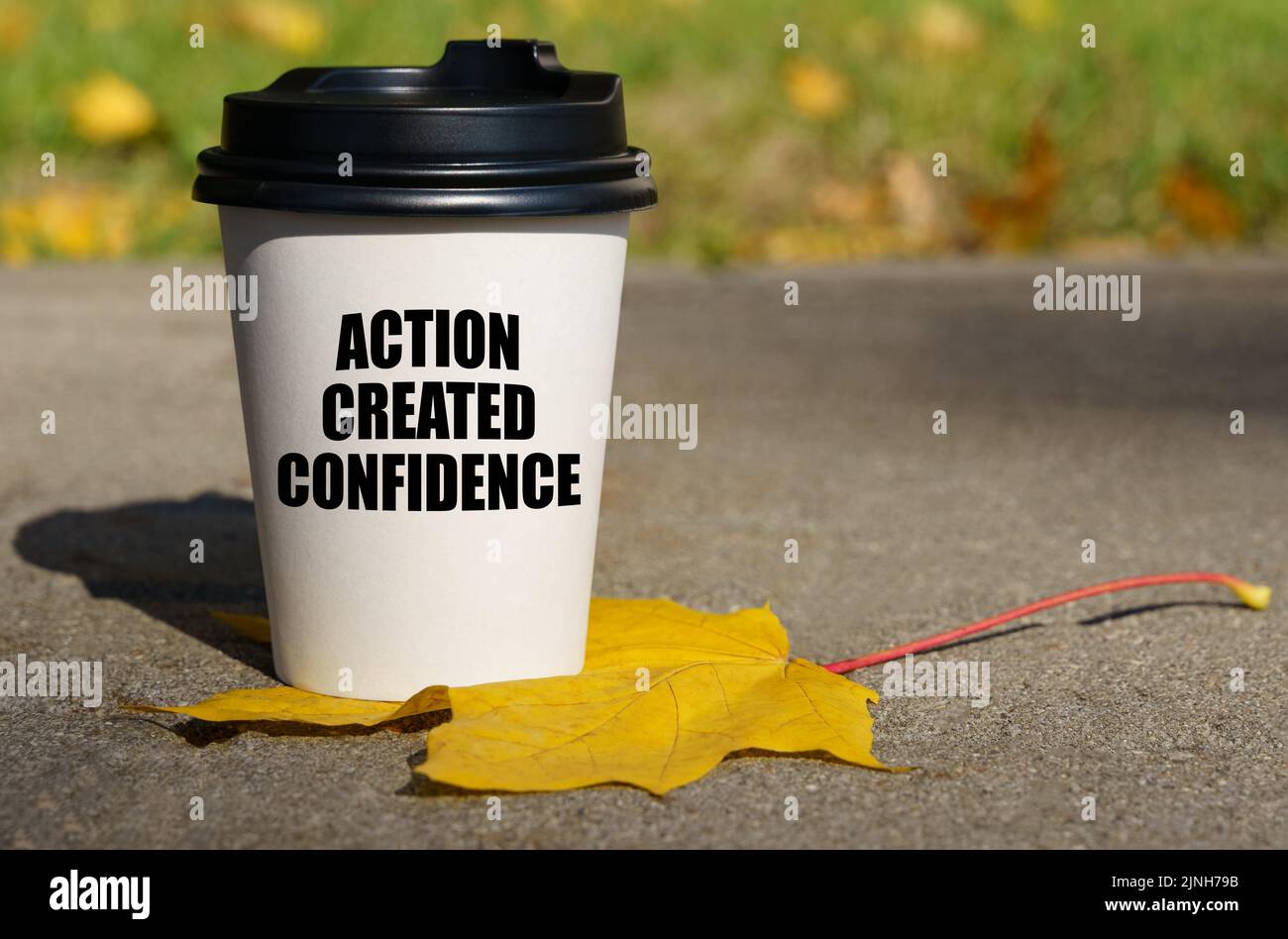 Action created confidence hi-res stock photography and images - Alamy