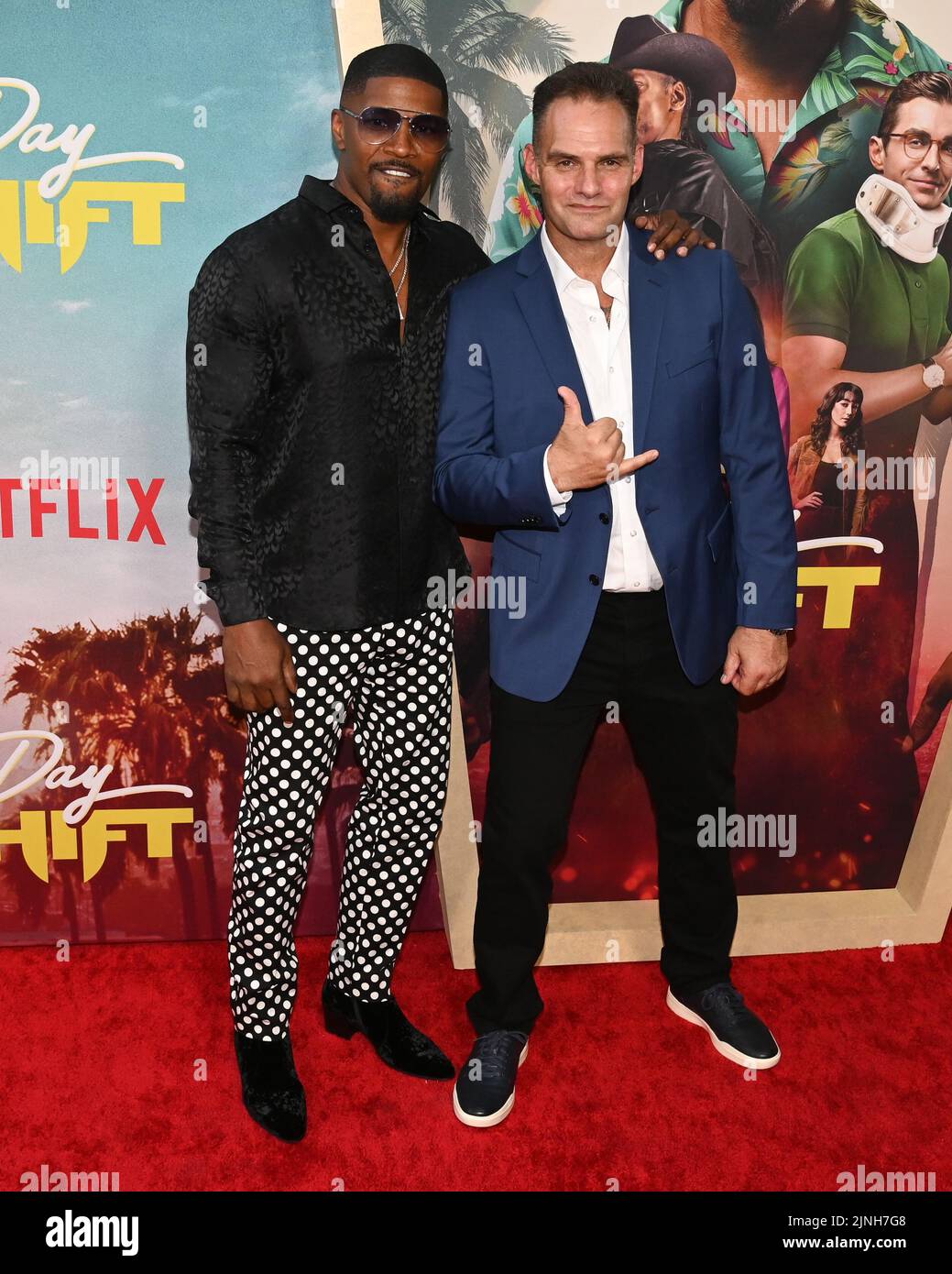 August 10, 2022, Los Angeles, California, USA: Jamie Foxx, JJ Perry ...