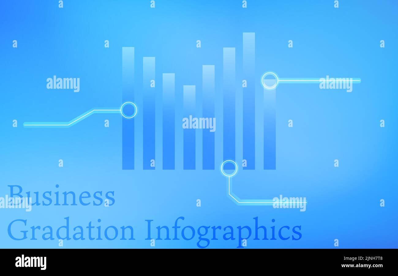 Blue-based infographics, graphs, charts and tables Stock Vector Image ...