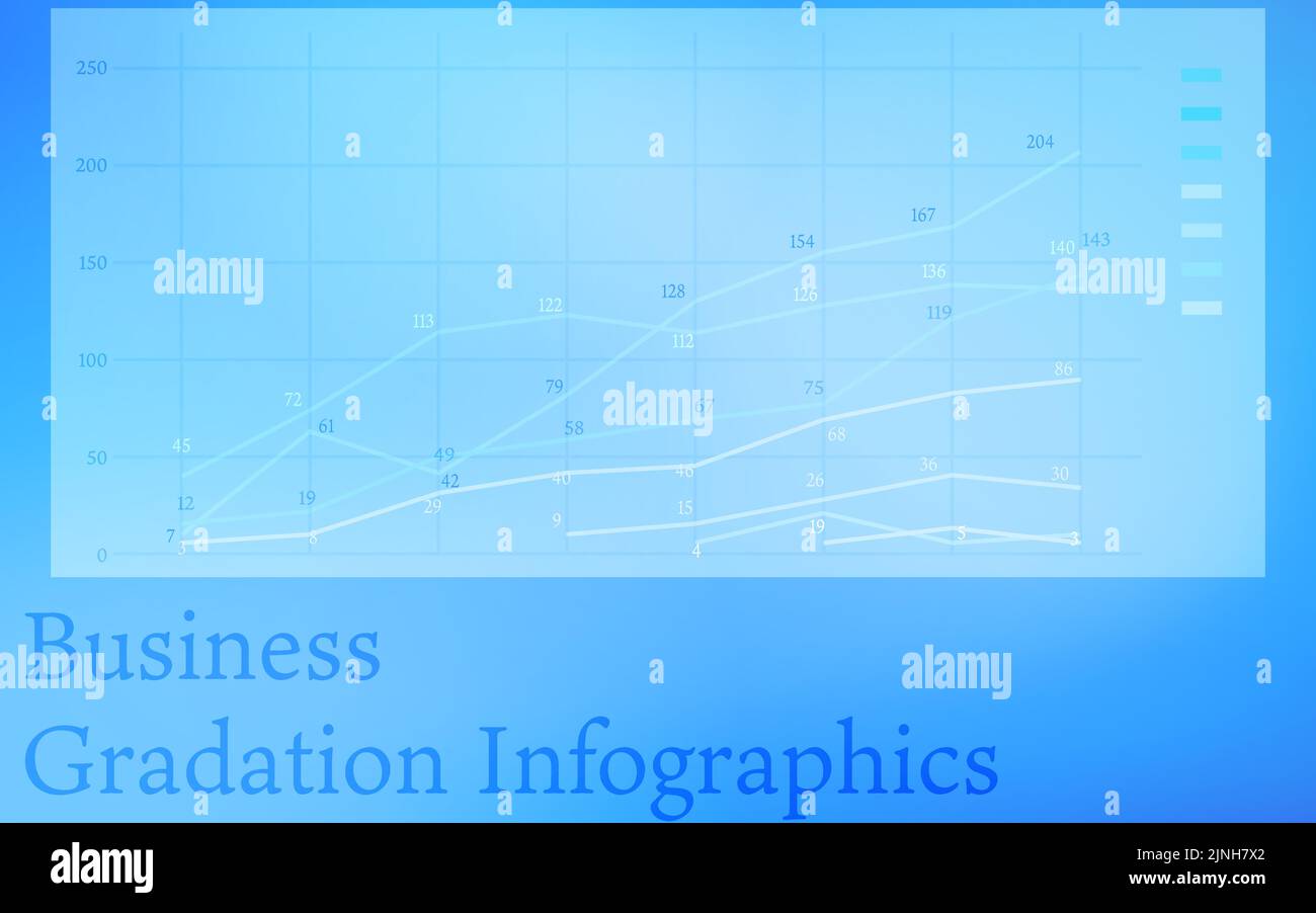 Blue-based infographics, graphs, charts and tables Stock Vector Image ...