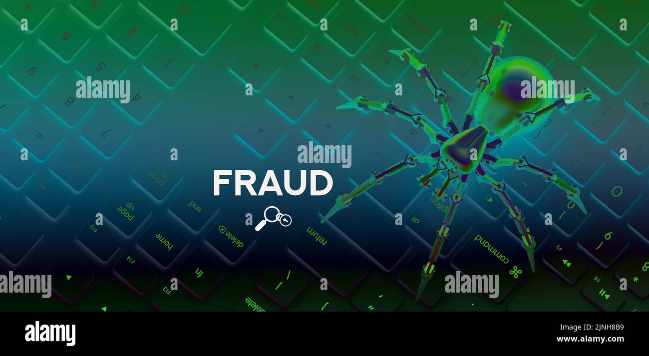spider web and fraud Stock Photo - Alamy