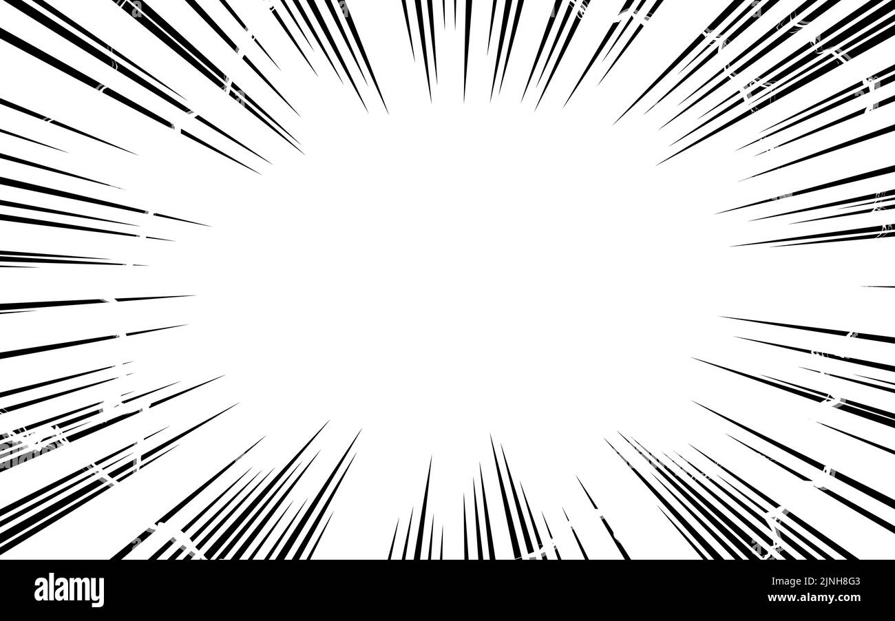 Cartoon-style background material: effect of concentrated lines and ...