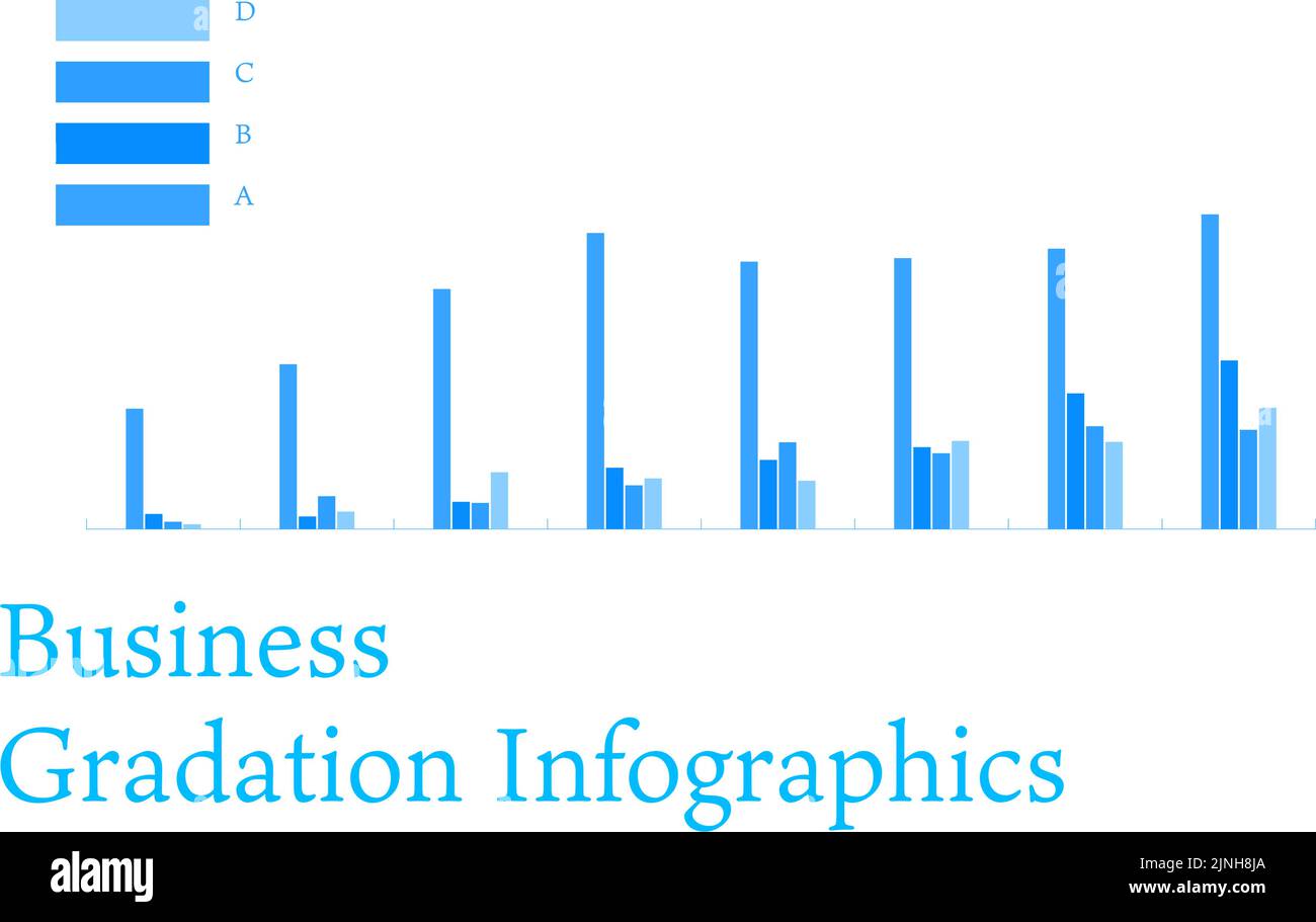 Blue-based infographics, graphs, charts and tables Stock Vector Image ...