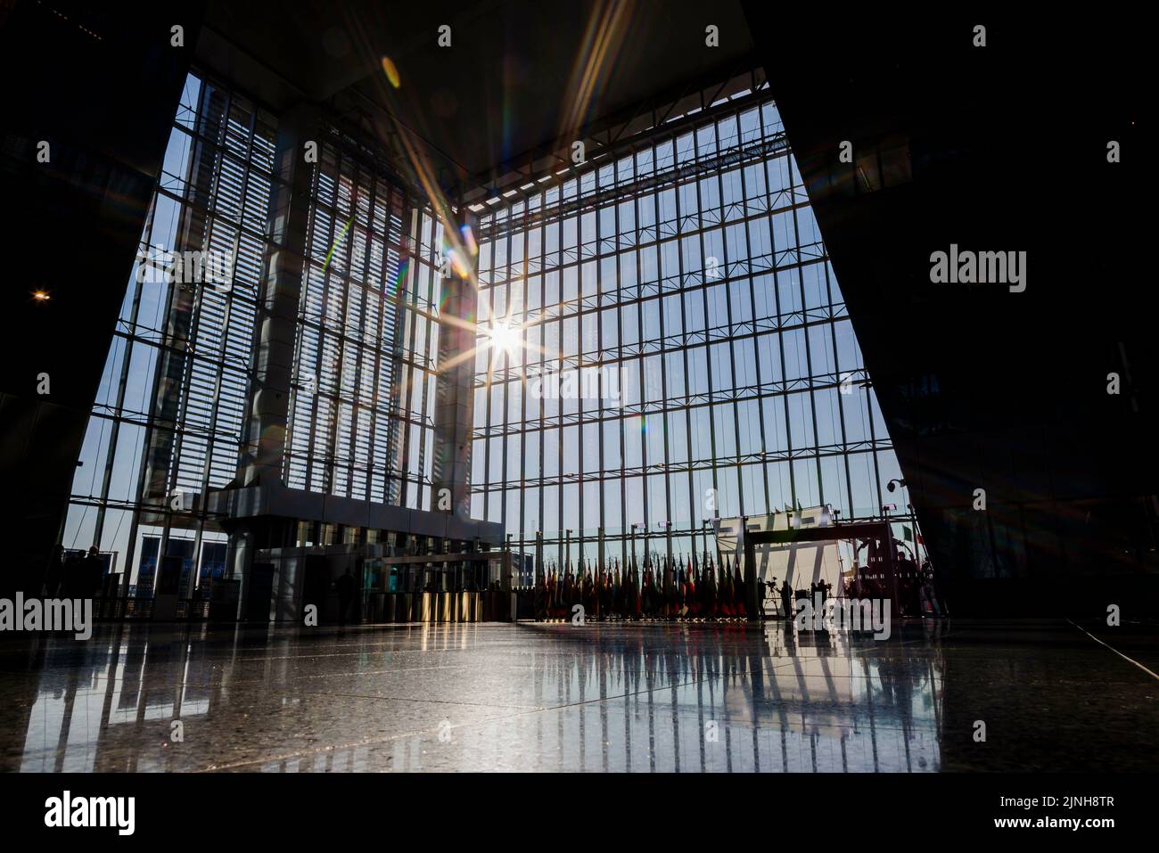 Brussels, Belgien. 04th Mar, 2022. Interior shot of NATO Headquarters ...