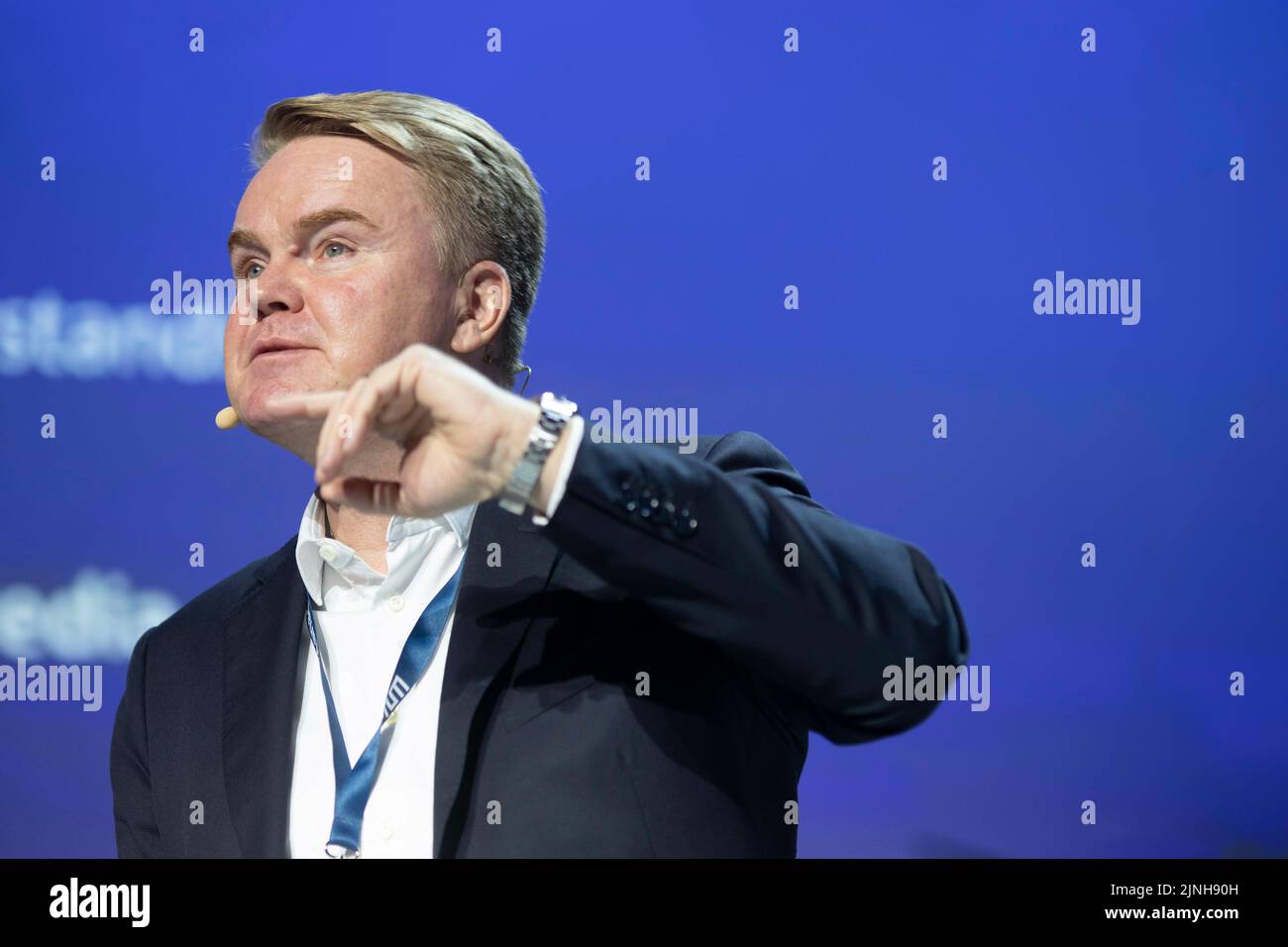 Martin Weiss, Management Chairman of Hubert Burda Media, speaks at the ...