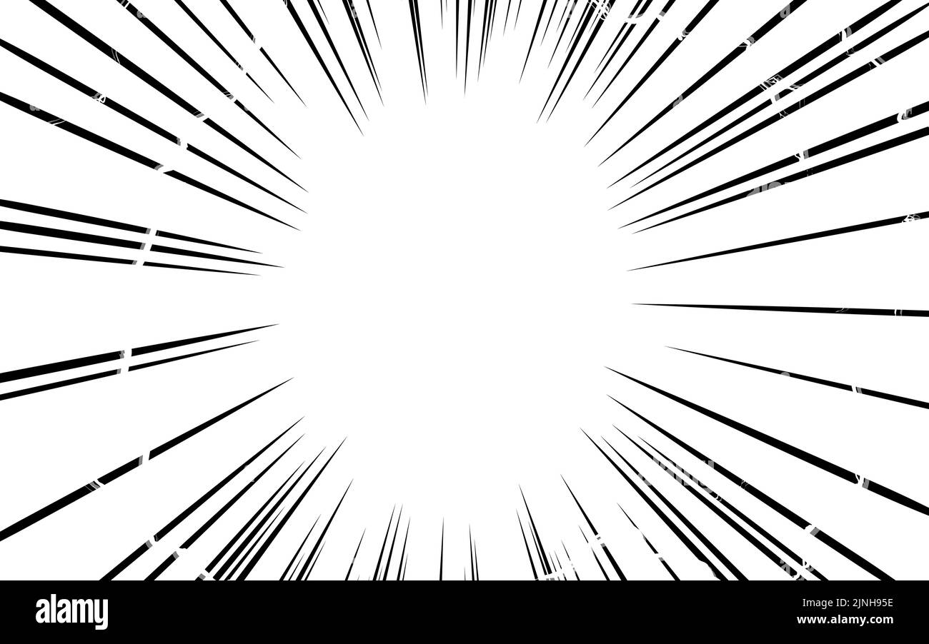 Cartoon-style background material: effect of concentrated lines and ...