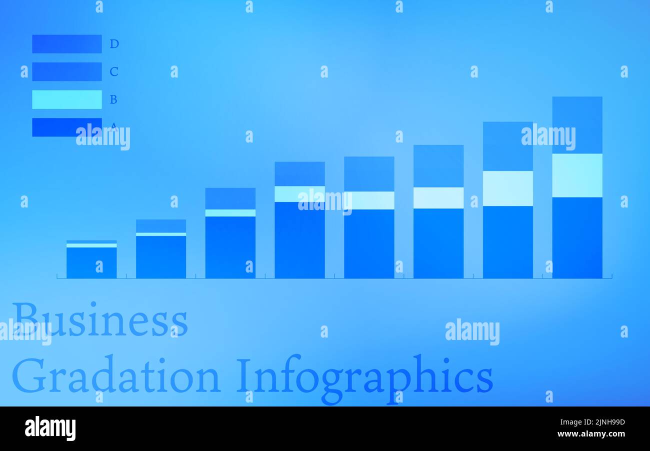 Blue-based infographics, graphs, charts and tables Stock Vector Image ...