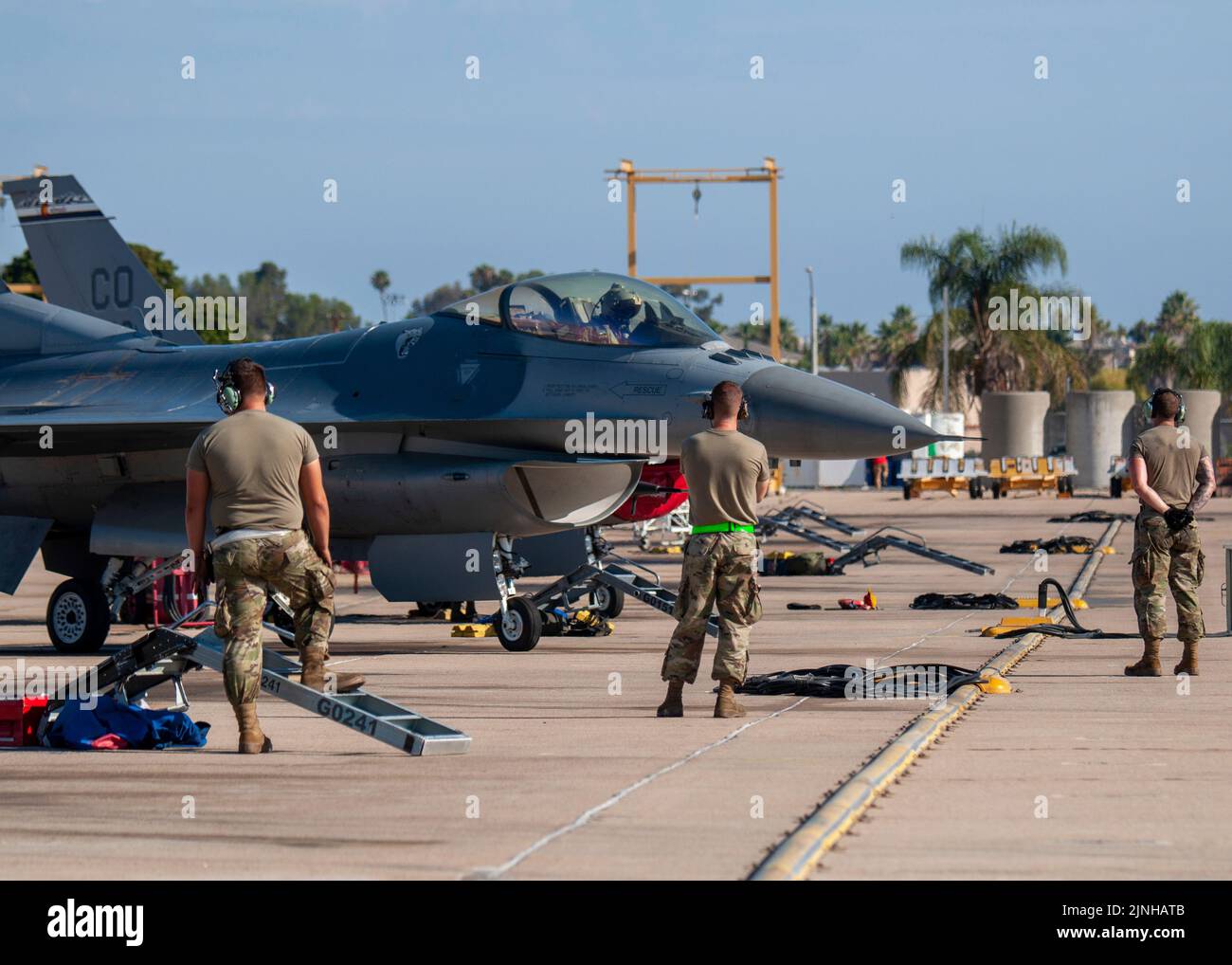 Three U.S. Air Force, 140th Wing, Colorado Air National Guard, Flight ...