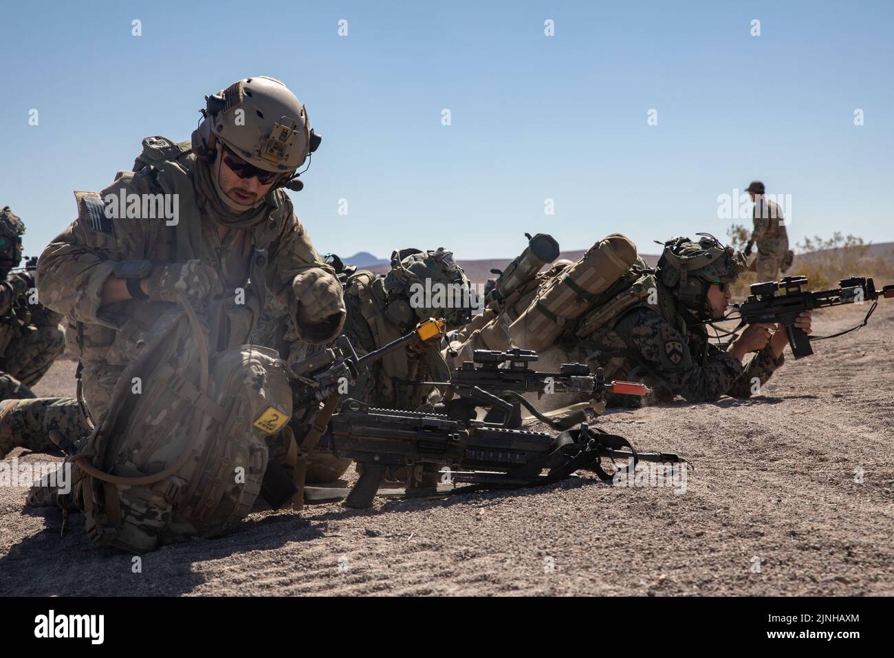 FORT IRWIN, Calif. – Republic of Korea Special Warfare Command (RoK SWC ...