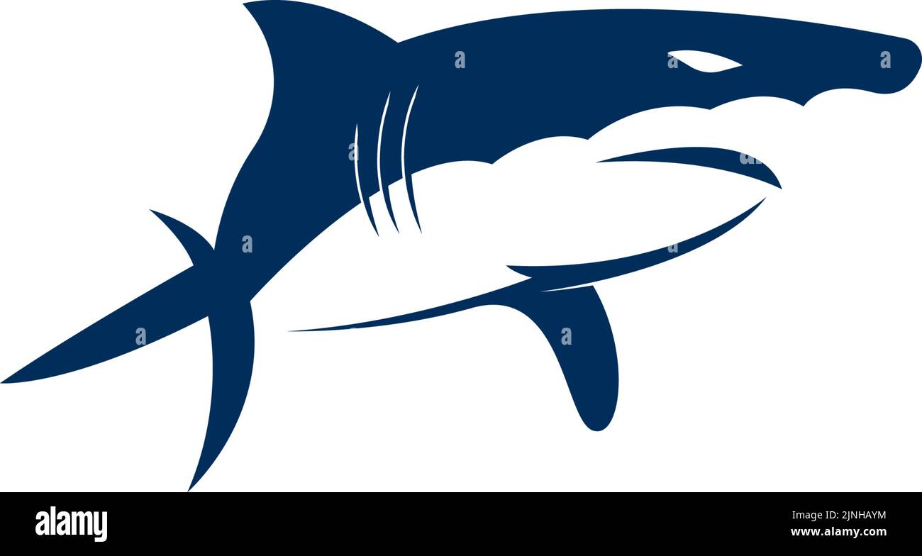 Shark icon logo design illustration Stock Vector Image & Art - Alamy