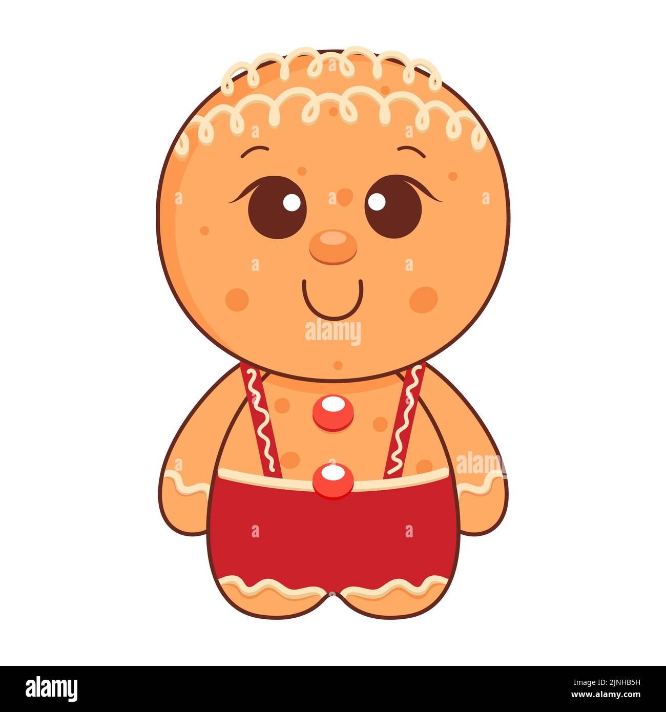 Cute merry christmas gingerbread man Stock Vector Image & Art - Alamy