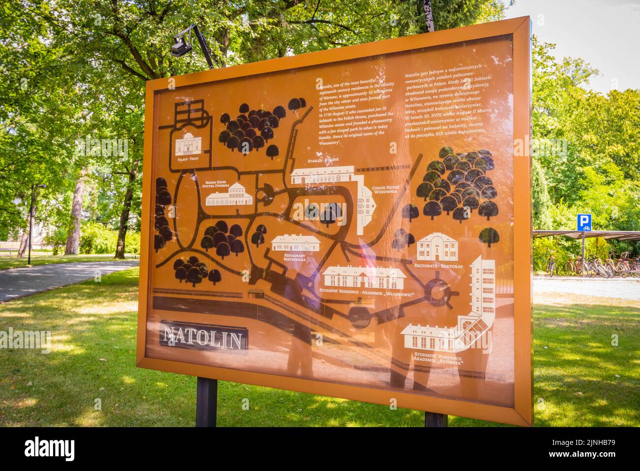 Park w Natolinie, Natolin Stock Photo - Alamy