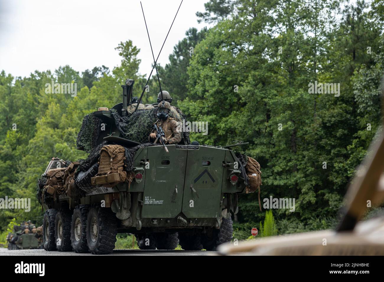 U.S. Marines with 2d Light Armored Reconnaissance Battalion (LAR), 2d ...