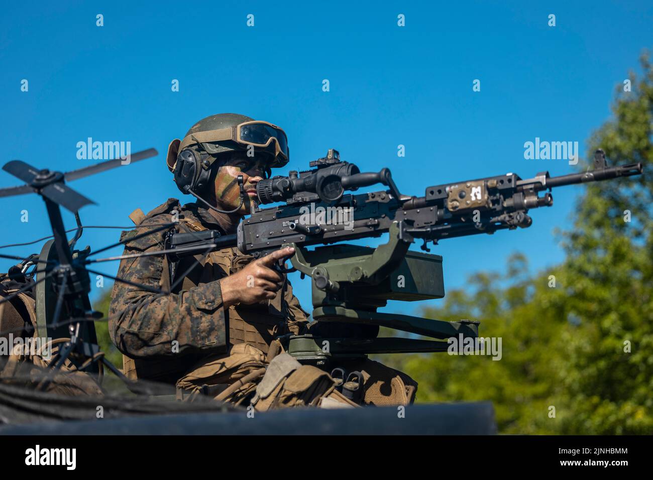 U.S. Marine Corps Lance Cpl. Zack Farmer, a Knoxville, Tennessee native ...