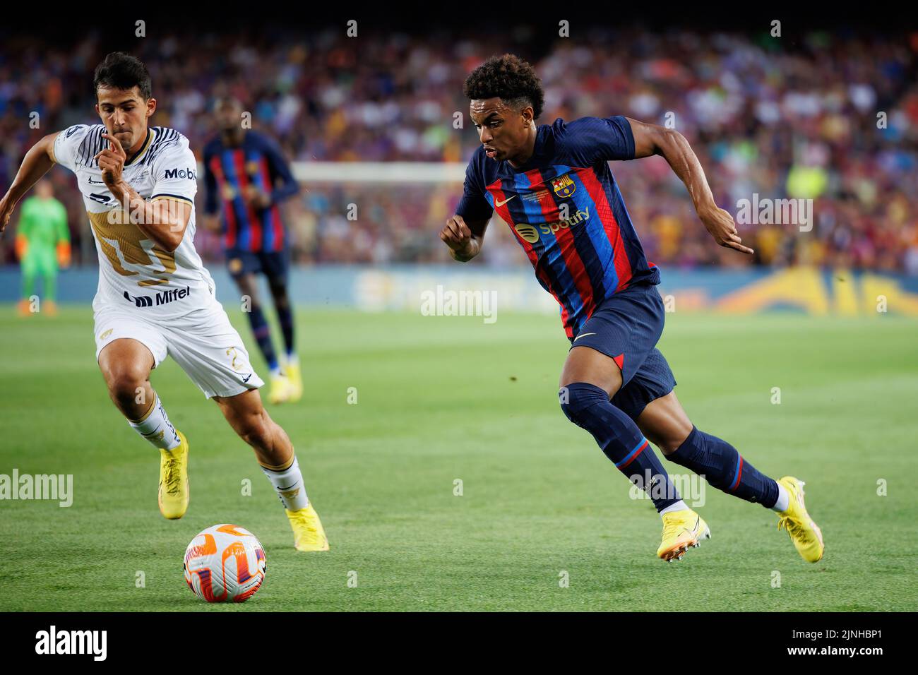 BARCELONA - AUG 7: Balde in action during the Joan Gamper Throphy match ...