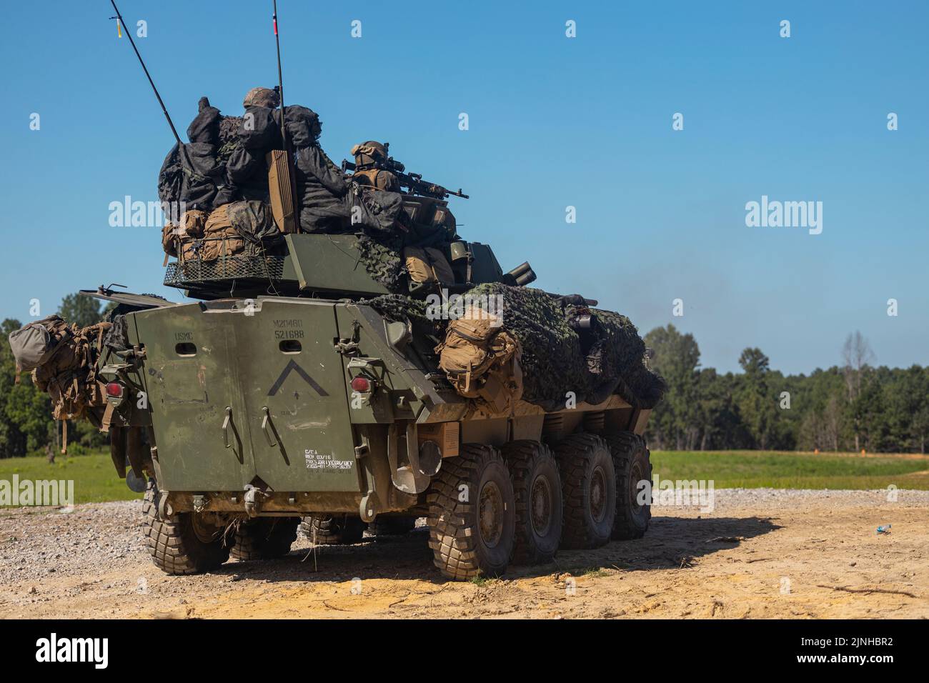 U.S. Marines with 2d Light Armored Reconnaissance Battalion (LAR), 2d ...