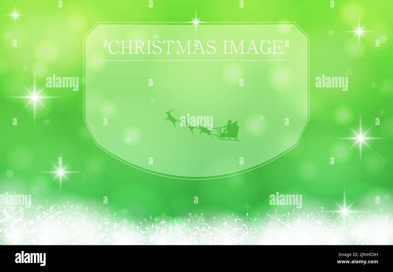Glittering Christmas image background material with frame Stock Vector ...
